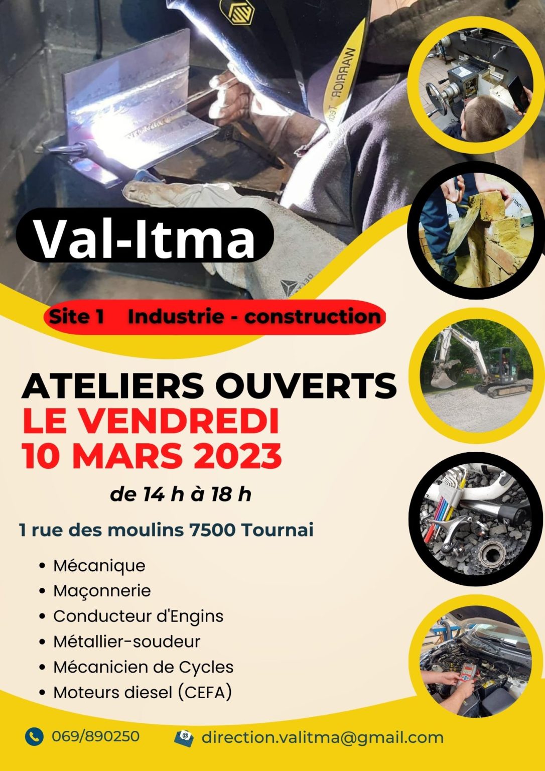Ateliers Ouverts du Site 1 en date du vendredi 10 Mars 2023 - ITCF VAL-ITMA