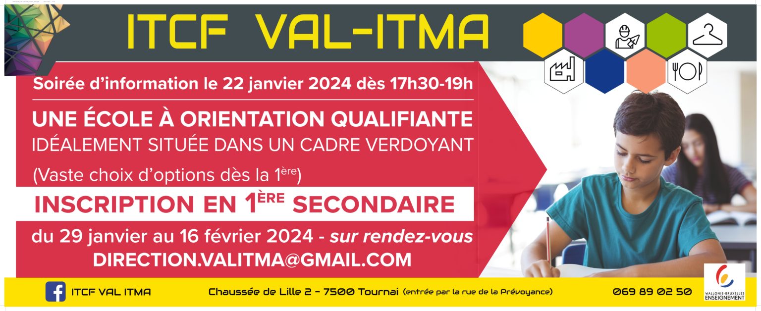 ITCF VAL-ITMA - Pôle Technique d’Enseignement Qualifiant de la Fédération Wallonie-Bruxelles de ...
